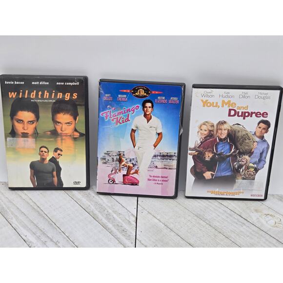 Sony | Media | Matt Dillon 3 Movie Dvd Bundle Wild Things Flamingo Kid ...